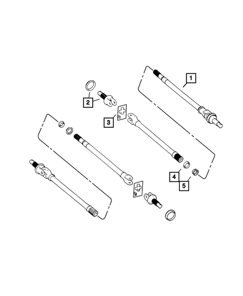 Front Axle Drive Shafts for 2001 Jeep Cherokee | Mopar Factory Parts