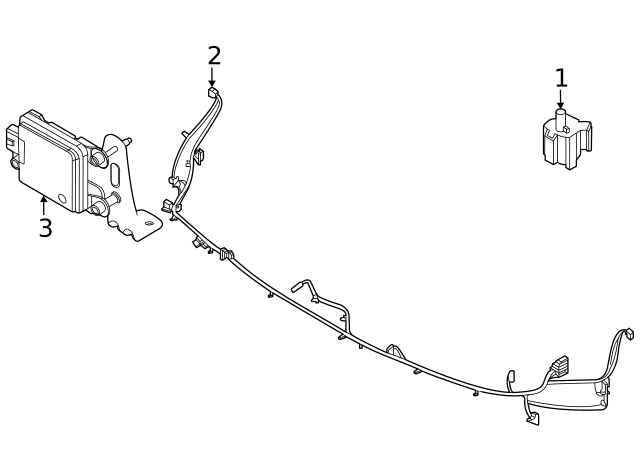 Genuine Wire Harness for 2020-2021 Hyundai Sonata | Part# 91890-L0050 ...