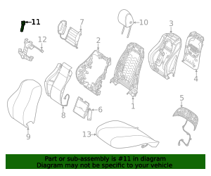 2020-2021 Mercedes-Benz Headrest Guide 167-970-75-00-9051 | MB OEM Parts