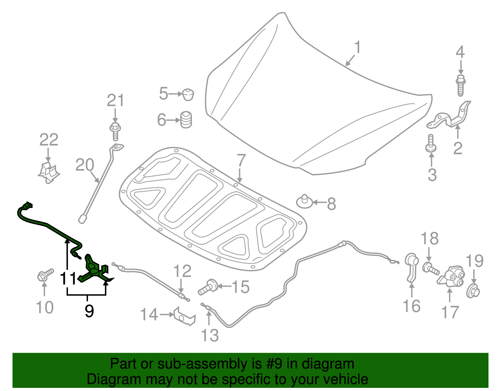 81130-F2010 - High-Quality Hood Latch for 2017-2018 Hyundai Elantra ...