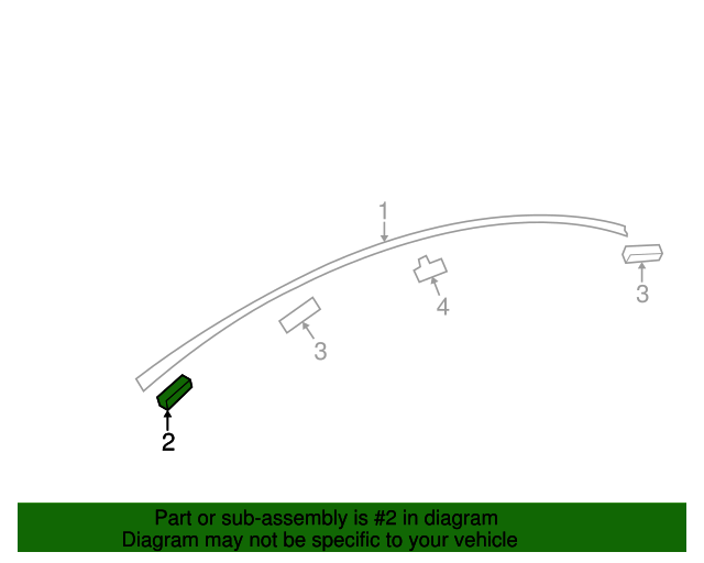 2006-2017 Lexus Drip Molding Clip 75545-30150 | Lexus Of West Kendall Parts
