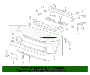 2016-2019 Volkswagen Passat OEM NEW 2016-2019 Volkswagen Passat Lower ...