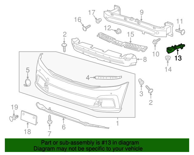 2016-2019 Volkswagen Passat OEM NEW 2016-2019 VW Volkswagen Passat R ...