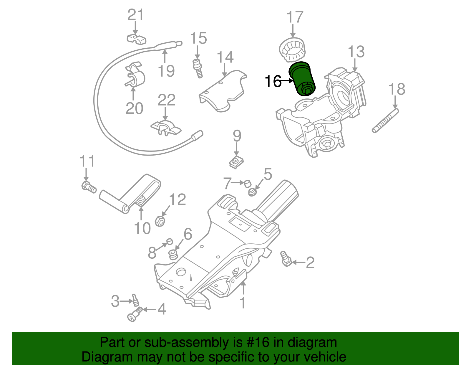 32321092780 - 1992-1999 BMW Ignition Lock Cylinder Coded to VIN (32-32 ...