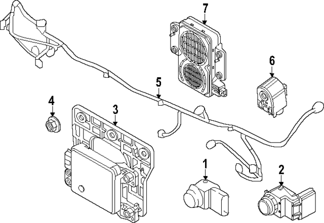 2023-2024 Kia Niro Wire Harness 91840-AT040 | Kia Parts Online