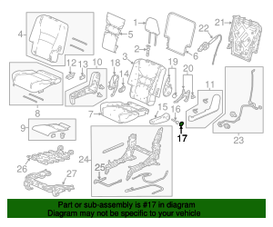 81187-TG7-A01ZB - Armrest Assembly Cap 2016-2023 Honda | Honda Parts Online