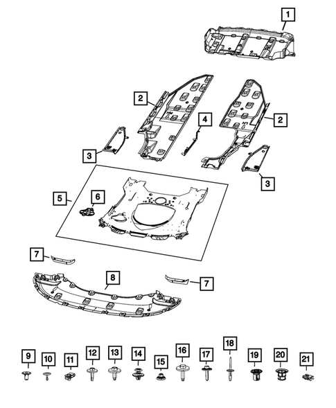 Under Body Protection for 2022 Chrysler Pacifica | Mopar eStore