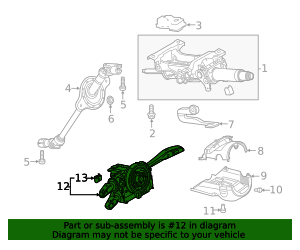 2017-2025 Audi Multi-Function Switch 4N0-907-129-PA | Genuine Audi Part