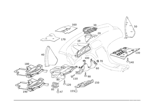 Detachable Components, Instrument Panel for 2005 Mercedes-Benz SL 600 ...