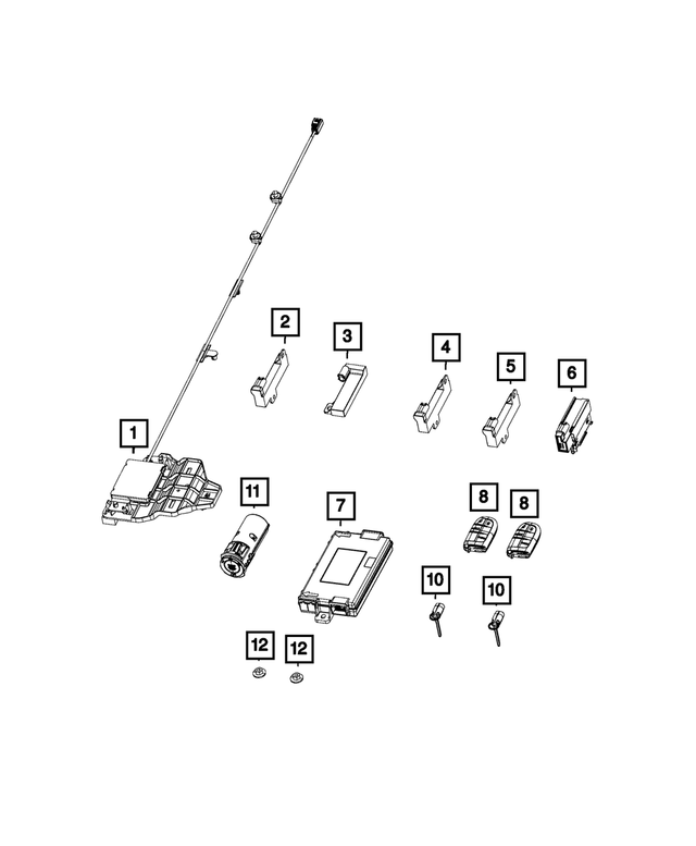 2017 Mopar Hub Receiver 68315972AD | Mopar eStore