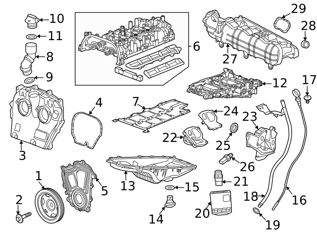 12689669 - Timing Belt Front Upper Cover Seal 2019-2023 GM | GMPartsNow