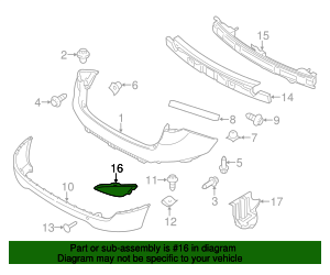 2010-2015 Hyundai Tucson Reflector Panel 92406-2S100 | AutoNationParts.com