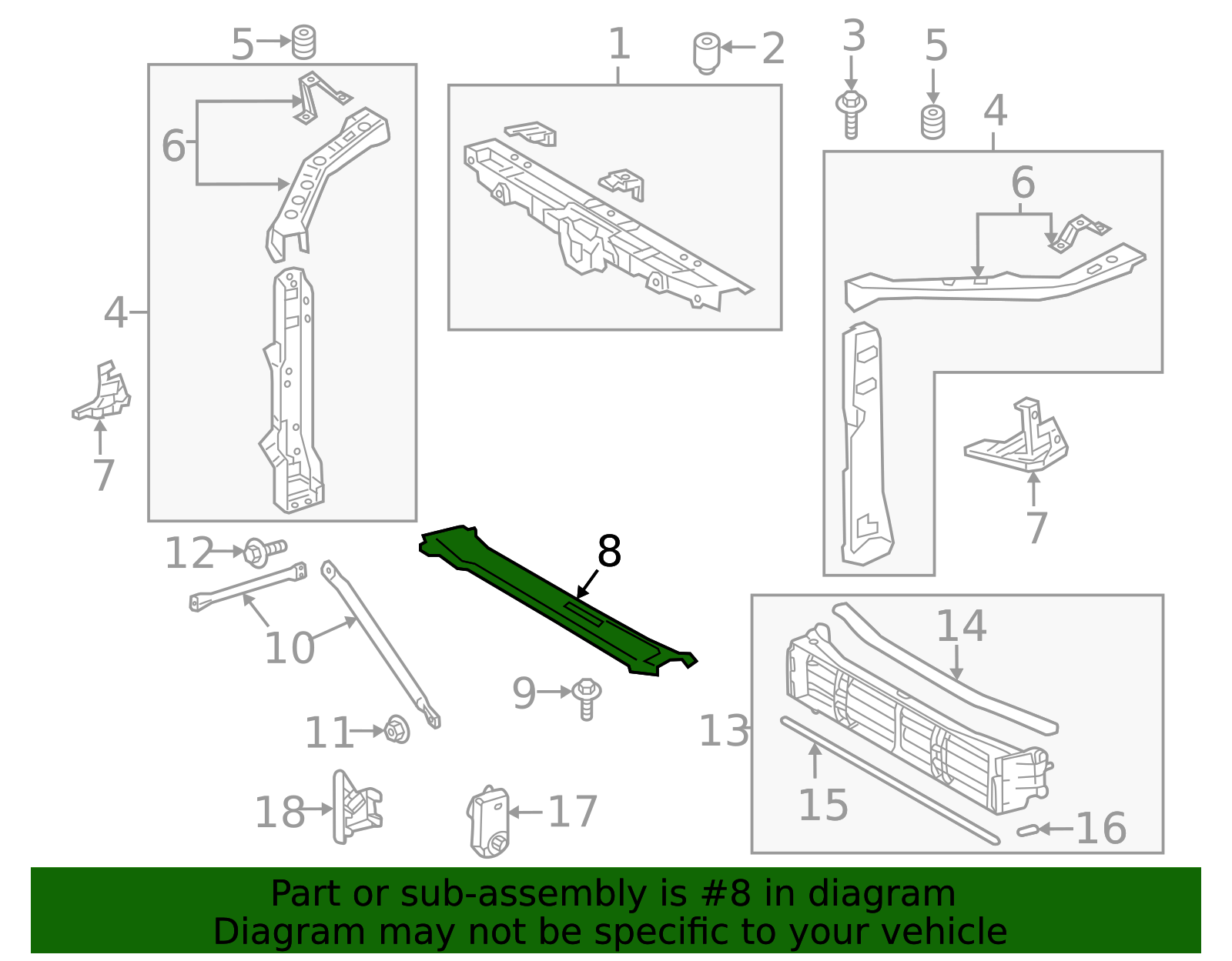 57104-06060 - 2019-2024 Lexus - Lower Tie Bar | My L Parts