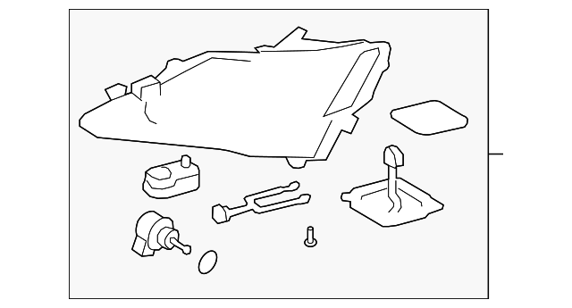 81140-53341 - Composite Headlamp 2009-2010 Lexus | Lexus of Stevens ...