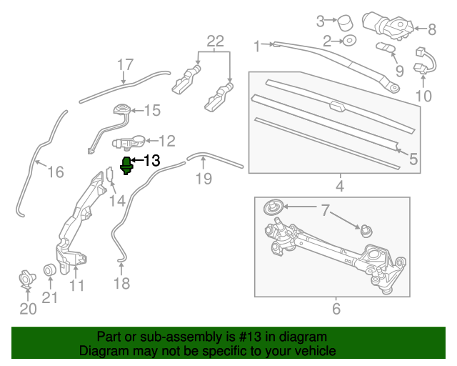 91512-T0A-003 - Filler Tube Clip 2012-2016 Honda CR-V | Honda Parts Online