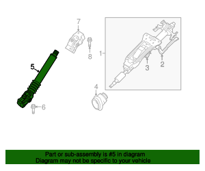 Genuine BMW 32-30-2-283-430 | Lower Shaft | FREE Shipping on Most ...