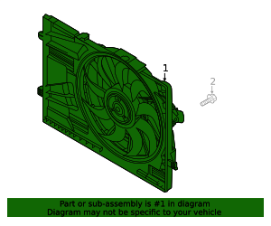 2021-2025 Kia Sorento Engine Cooling Fan Assembly 25380-P2500 | Kia OEM ...