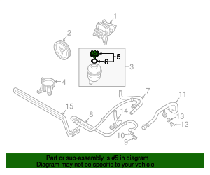 32-41-6-851-332 - Power Steering Reservoir Cap 1992-2015 BMW ...