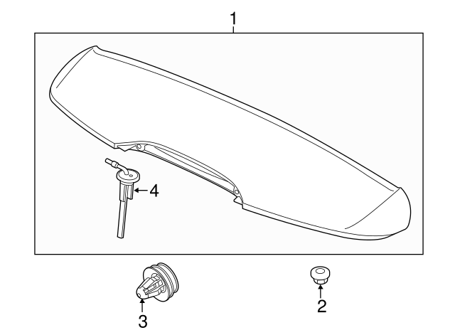 2015-2020 Volvo Spoiler Retainer Clip 30640552 | TascaParts.com