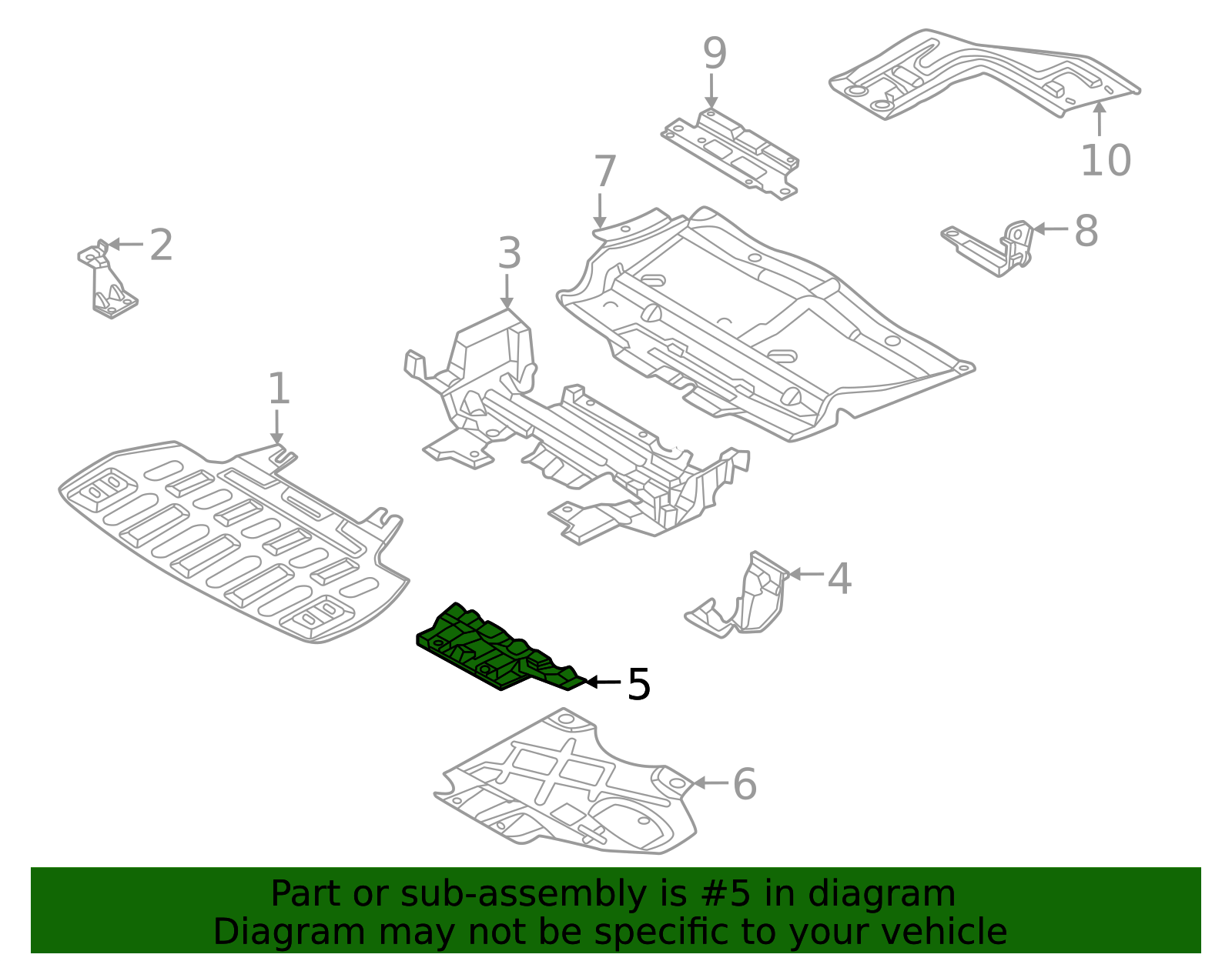 Genuine OEM Ford Part - Skid Plate ML3Z-5D032-A | Genuine OEM Ford ...