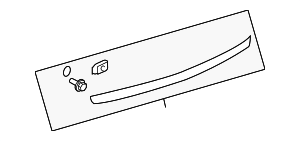 2008-2015 GM Lower Liftgate Applique 95389392 | GMPartsDirect.com