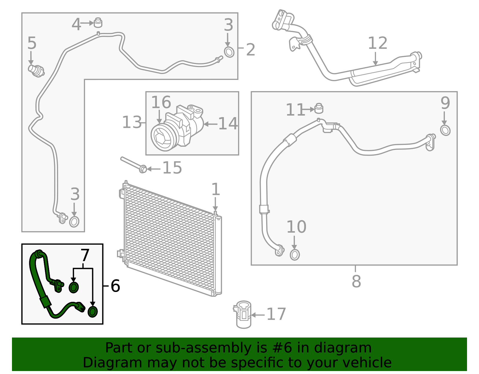 2018-2025 Nissan Discharge Hose 92490-5RL0A | My Nissan Part