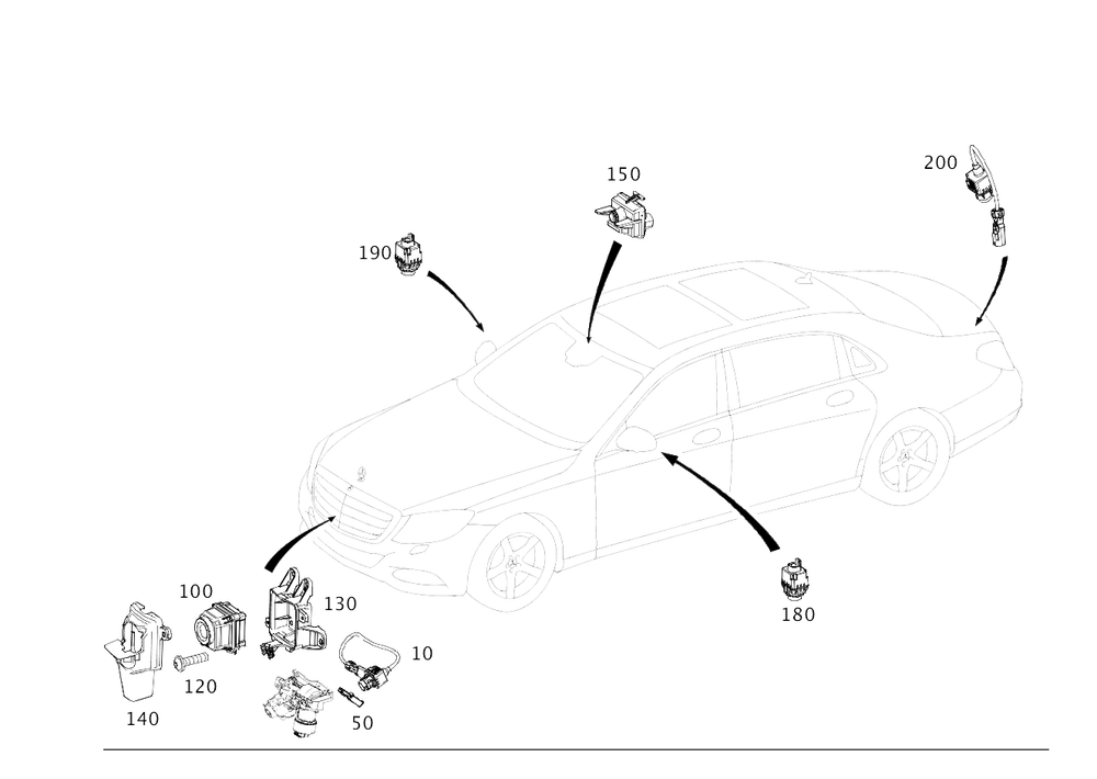 222-905-45-09 - Camera 2014-2023 Mercedes-Benz | Mercedes-Benz USA Parts