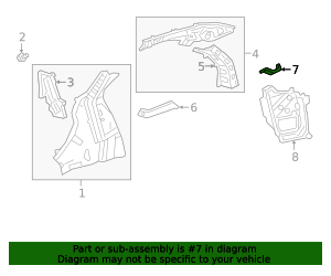 64764-TJB-A00ZZ - Gusset, L Rail 2019-2021 Acura RDX | Honda Acura Online