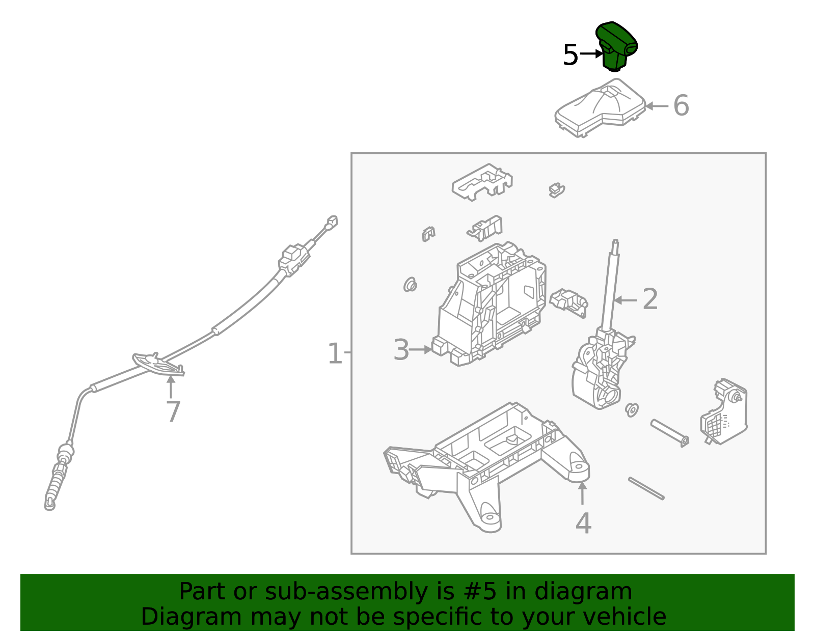 2021-2025 Hyundai Elantra Shift Knob 46720-AA200-TVN | Hyundai ...