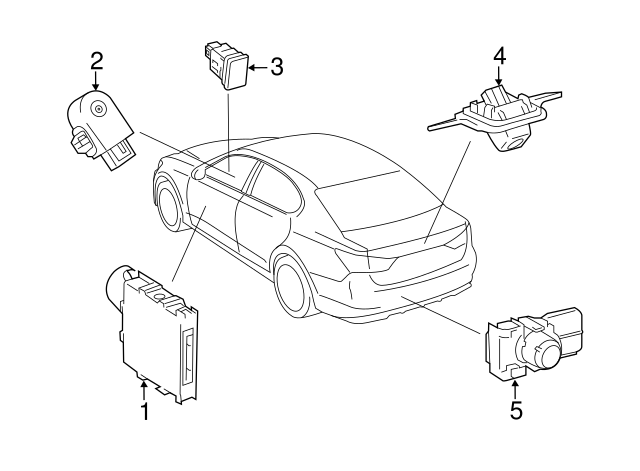 2014-2020 Lexus Control Module 89340-53080 | OEM Vehicle Parts