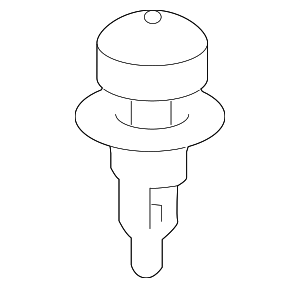 53384-0R010 - Upper Grille Cushion - 2016-2018 Lexus | MyLexusParts