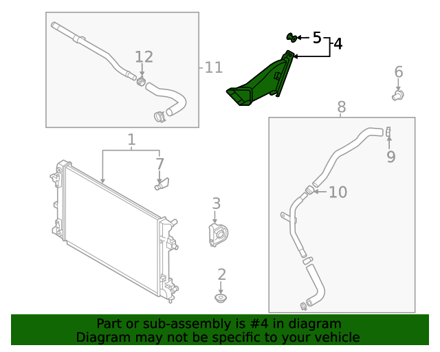 86573-Q4000 - Air Duct 2019-2022 Kia Niro EV | Kia.Parts Store