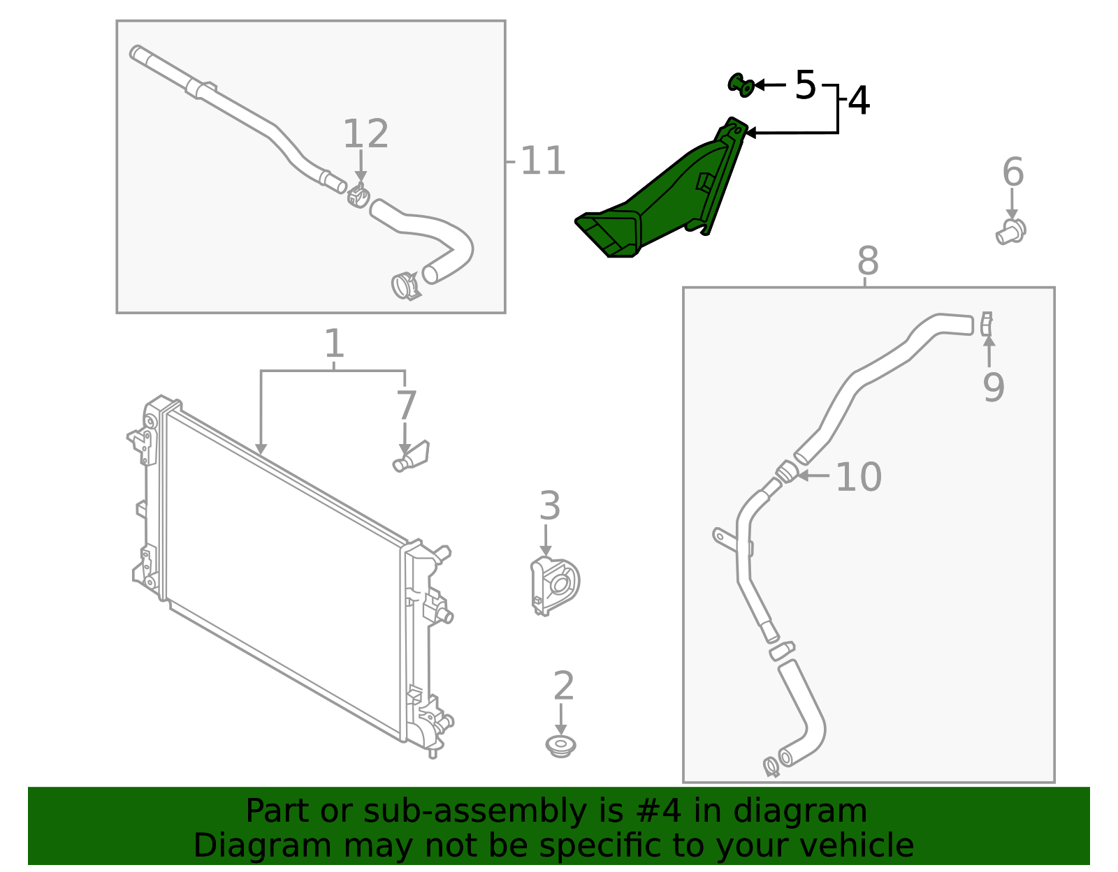 86573-Q4000 - Air Duct 2019-2022 Kia Niro EV | Kia.Parts Store