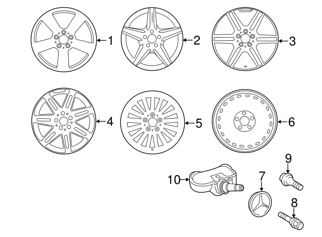 4001000 - Tire Pressure Monitoring System (TPMS) Sensor Valve Assembly ...