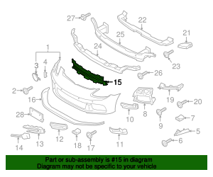 971-807-683-B-OK1 - Grille 2017-2021 Porsche Panamera | AutoNationParts.com