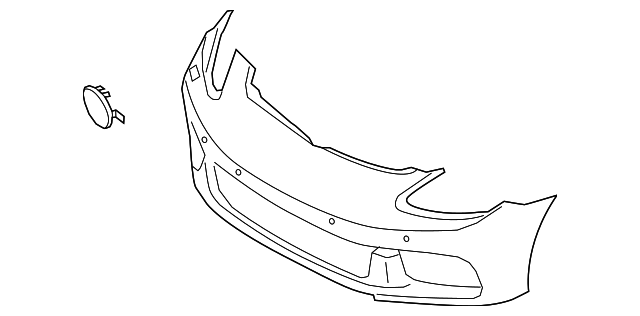 2017-2021 Porsche Panamera Bumper Cover 971-898-010-L | OEM Parts Online