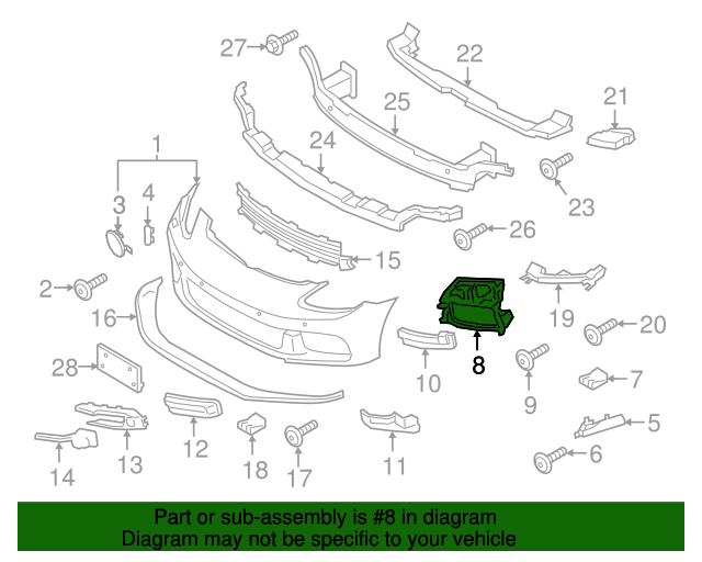 2017-2021 Porsche Panamera Outer Grille 971-807-682-OK1 | Sunset ...