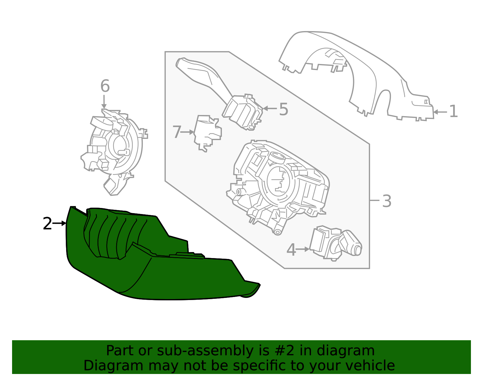FA1Z-3530-BL - Lower Column Cover 2019-2021 Lincoln Nautilus | Big 3 ...