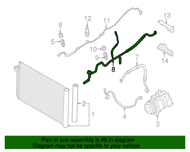 64-53-9-218-927 - Suction Hose - 2012-2017 BMW | Buy BMW Parts Now