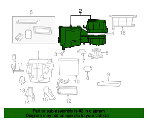 2007-2017 Mopar Blower Case 68018098AC | Mopar Parts Canada