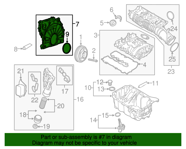 11-14-8-573-980 - Engine Timing Cover 2014-2023 Mini | AutoNationParts.com