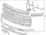 Grille & Components for 2023 Chevrolet Silverado 1500 | GMPartsDirect.com