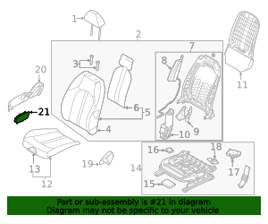 2020-2024 Hyundai Sonata Seat Switch 88080-L1300-YTH | Hyundai ...