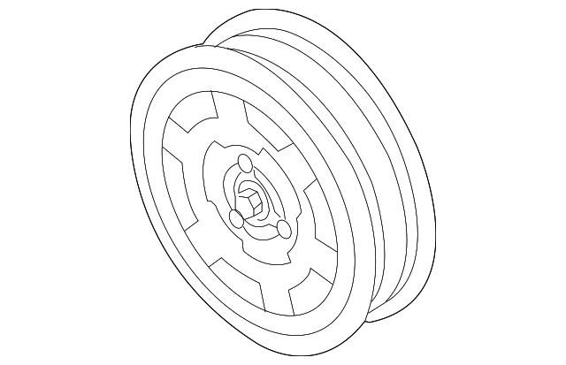 8E0-260-810-A - A/C Compressor Clutch Pulley 2005-2017 Audi | Audi OEM ...