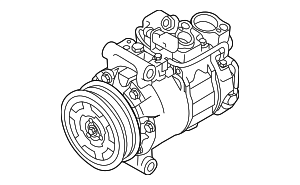 2011-2015 Audi Q7 Compressor 4E0-260-805-AR | Genuine Audi Part
