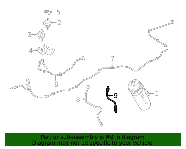 000-542-20-04 - Oxygen Sensor 2017-2023 Mercedes-Benz | Mercedes-Benz ...