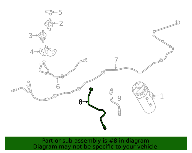 000-542-34-00-64 - Oxygen Sensor 2015-2023 Mercedes-Benz | Mercedes ...