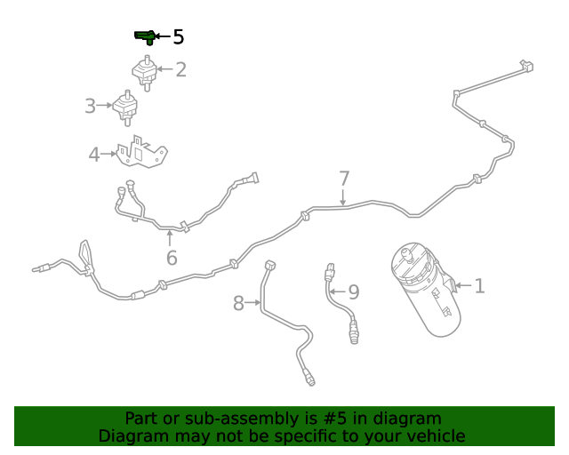 000-905-50-02 - Pressure Sensor 2018-2021 Mercedes-Benz | Mercedes-Benz ...