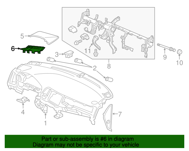 77131-T7A-003ZA - Lid Assembly R Tweeter *NH900L* (Deep Black) - 2016 ...