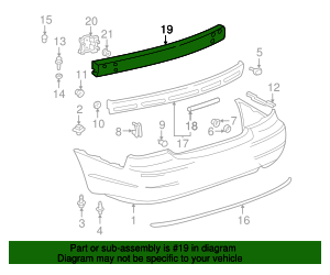 2000-2004 Toyota Avalon Reinforce Bar 52171-AC040 | OEM Parts Online